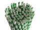 Green Paper Straws » Pack of 250 Biodegradable Single-Use Straws